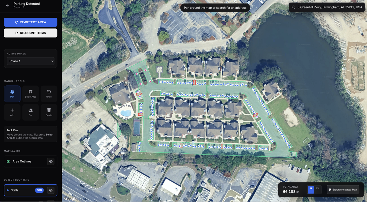 TruTec - AI Paving Takeoffs | Parking Lot Measurements in Minutes